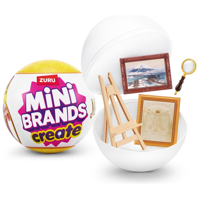 Mini Brands Create by ZURU Masterpieces Capsule Assortment | Smyths ...
