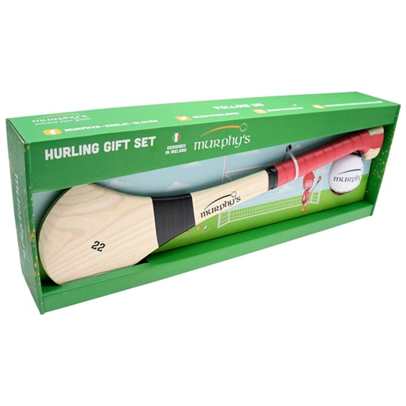 Murphy's Hurling Gift Set 22 Inch Hurley and Sliotar Red | Smyths Toys UK