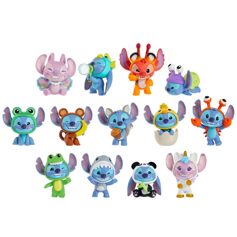 Disney Stitch Stitch Goes Wild Mini Figure Capsule Assortment | Smyths ...