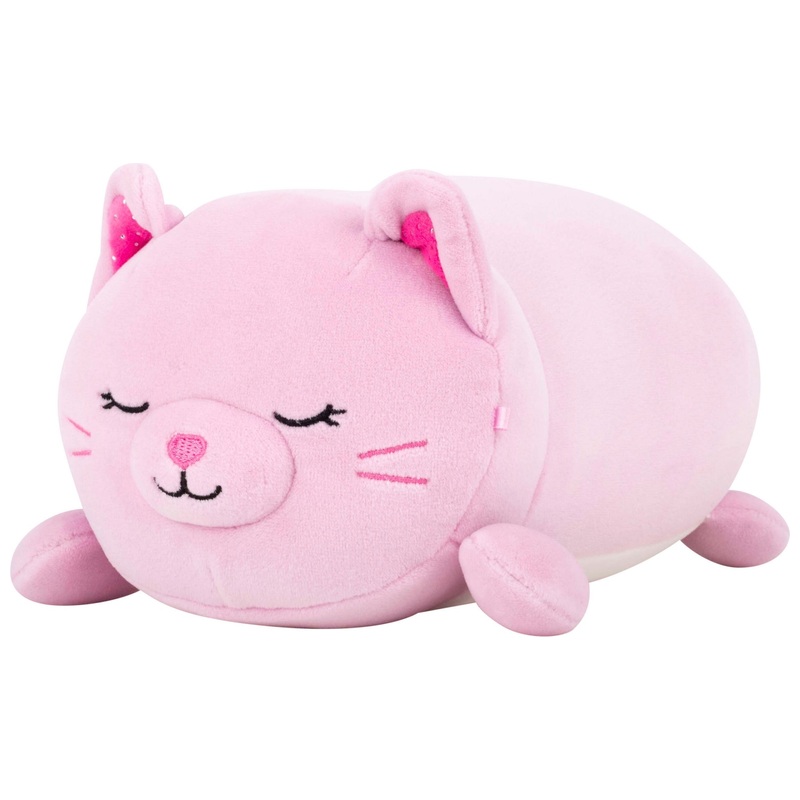 Original Squishmallows Sleep-A-Mallows Plush Celenia the Pink Cat 30cm ...