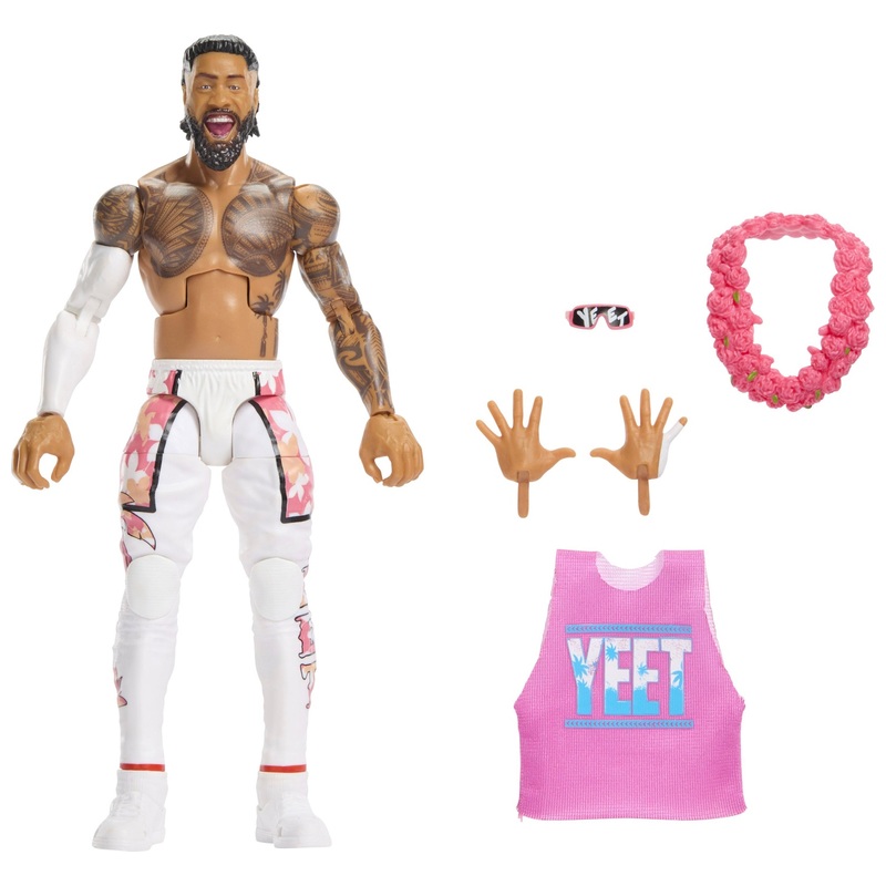 WWE Elite Collection Action Figures Series 124 Jey Uso | Smyths Toys UK