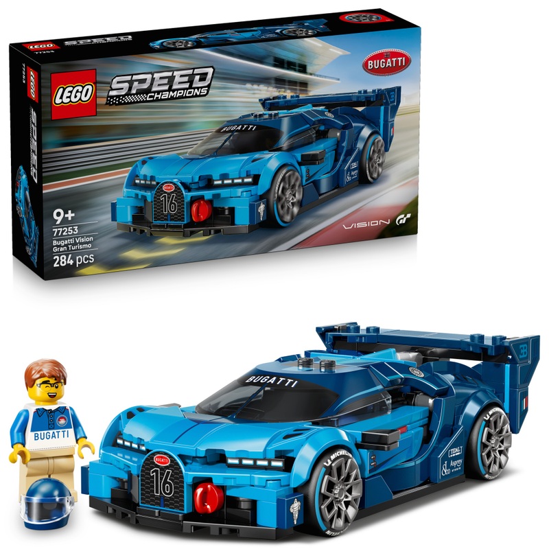 LEGO Speed Champions 77253 Bugatti Vision Gran Turismo Hyper Sports Car ...