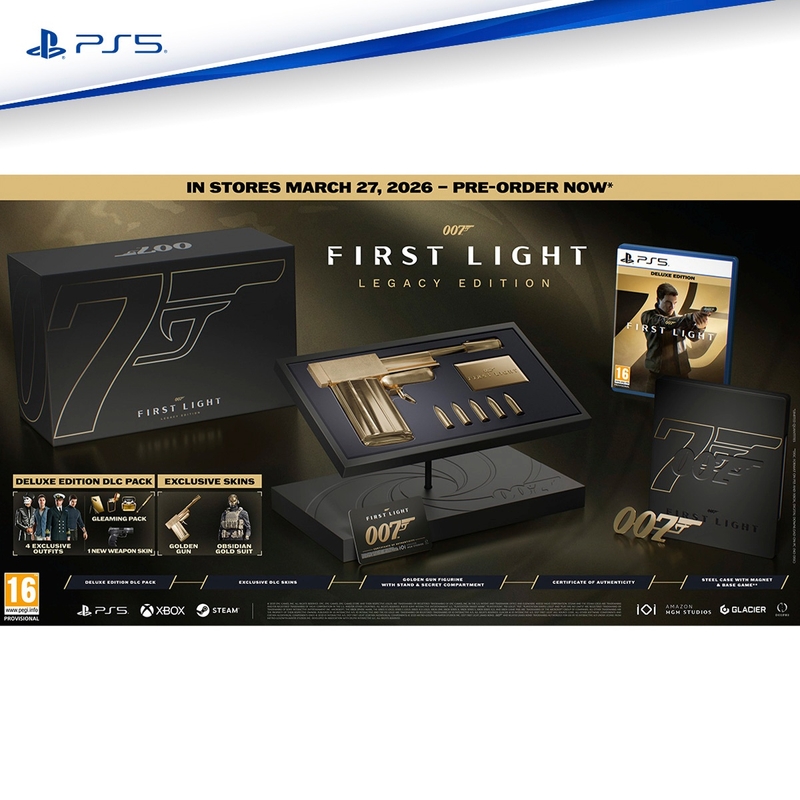 007 First Light Legacy Edition PS5 | Smyths Toys UK