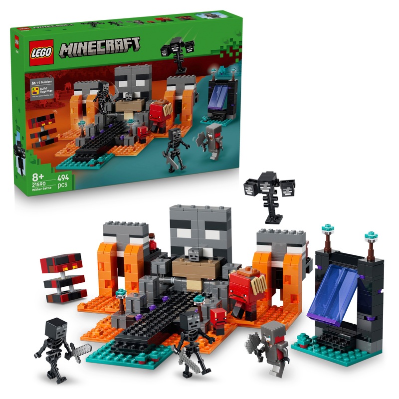 LEGO Minecraft 21590 Wither Battle Set | Smyths Toys UK