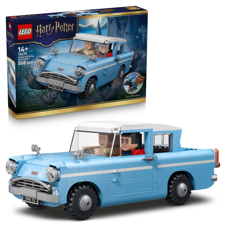 LEGO Harry Potter 76470 Enchanted Flying Ford Anglia Set | Smyths Toys UK