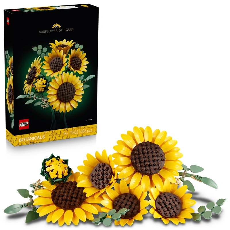 LEGO Botanicals 11502 Sunflower Bouquet Set for Adults | Smyths Toys UK