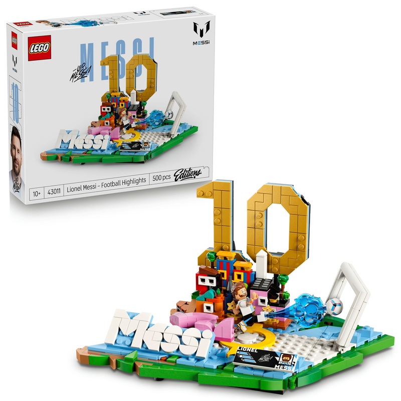 LEGO Editions 43011 Football Highlights: Lionel Messi Set | Smyths Toys UK