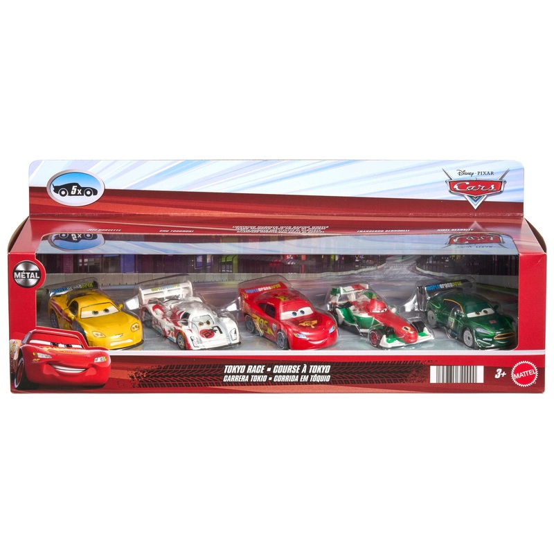 Disney Pixar Cars Tokyo Race 5 Car Set | Smyths Toys UK