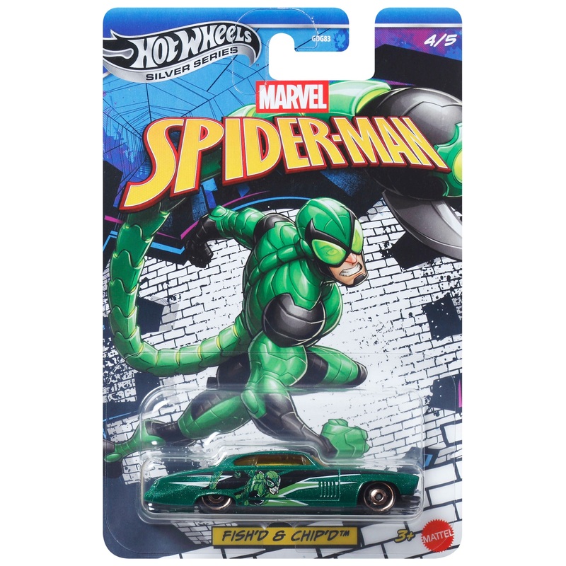 Hot Wheels Silver Series Marvel Spider-Man Auto 977L assorti | Smyths ...