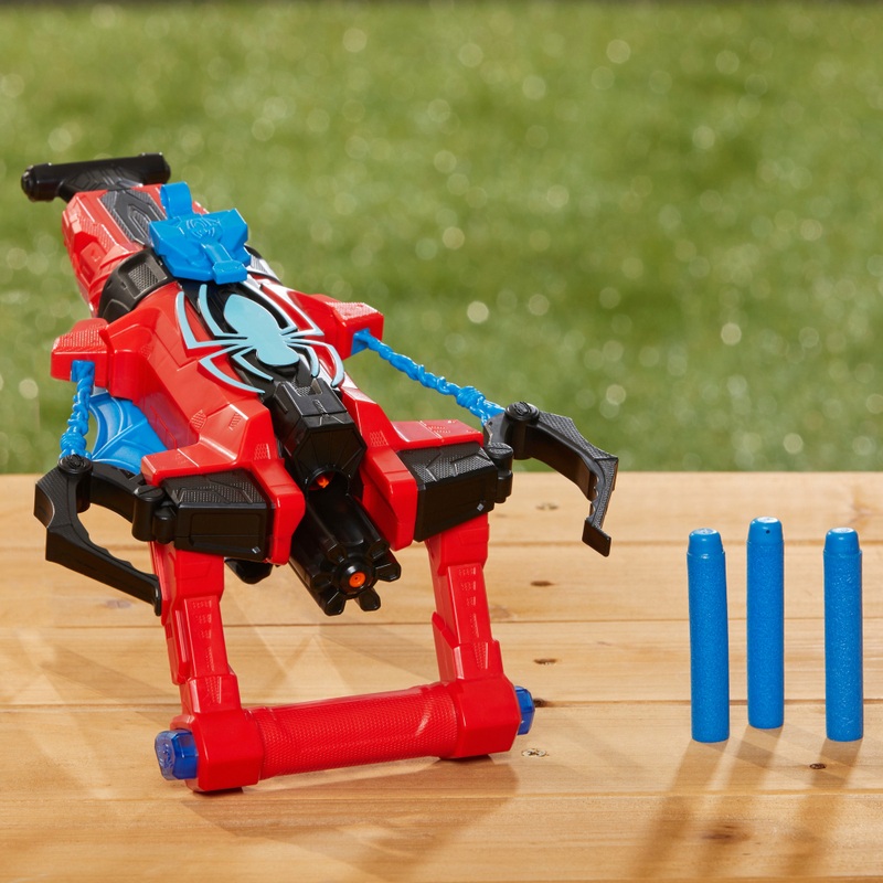 NERF Marvel Spider-Man Strike 'N Splash Blaster | Smyths Toys UK