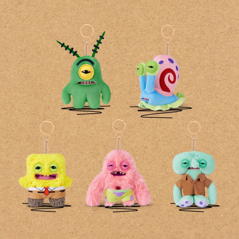 Fuggler x SpongeBob SquarePants by ZURU Character Keyring Assortment ...