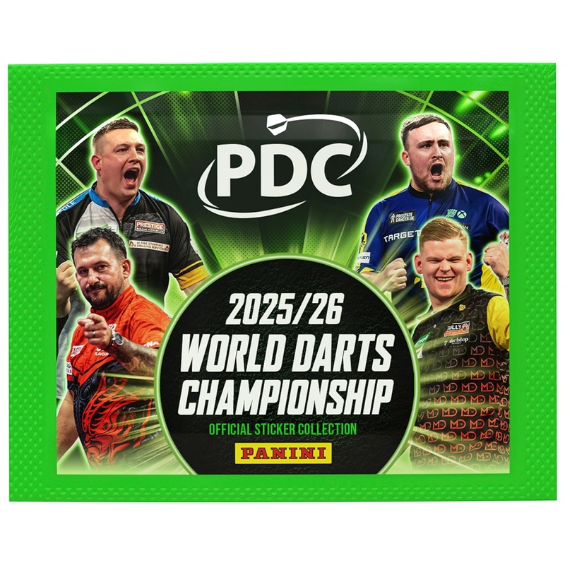 Panini PDC 2025/26 World Darts Championship Sticker Collection Packet ...