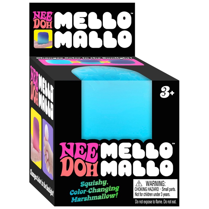 NeeDoh Mello Mallo Squishy Colour-Changing Marshmallow Fidget Toy ...