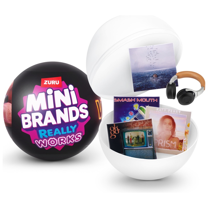 Mini Brands Really Works Vinyl Series 1 Capsule Assortment by ZURU ...