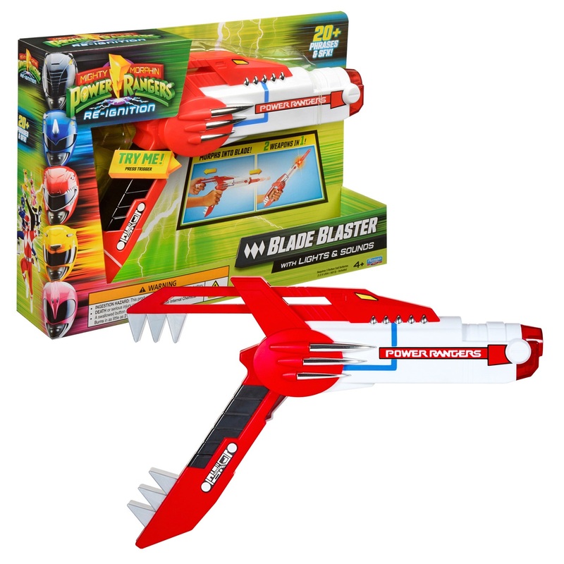 Power Rangers - Sabre Blaster Électronique 2-en-1 avec Sons et Lumières ...