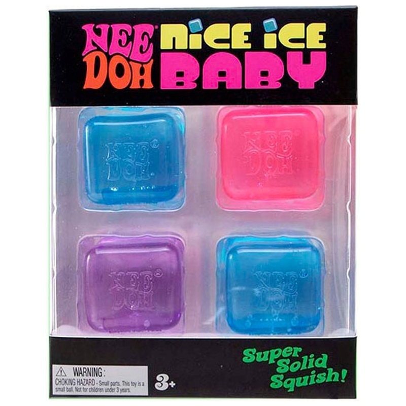 NeeDoh Nice Ice Baby Cube Fidget Toy 4 Pack | Smyths Toys UK