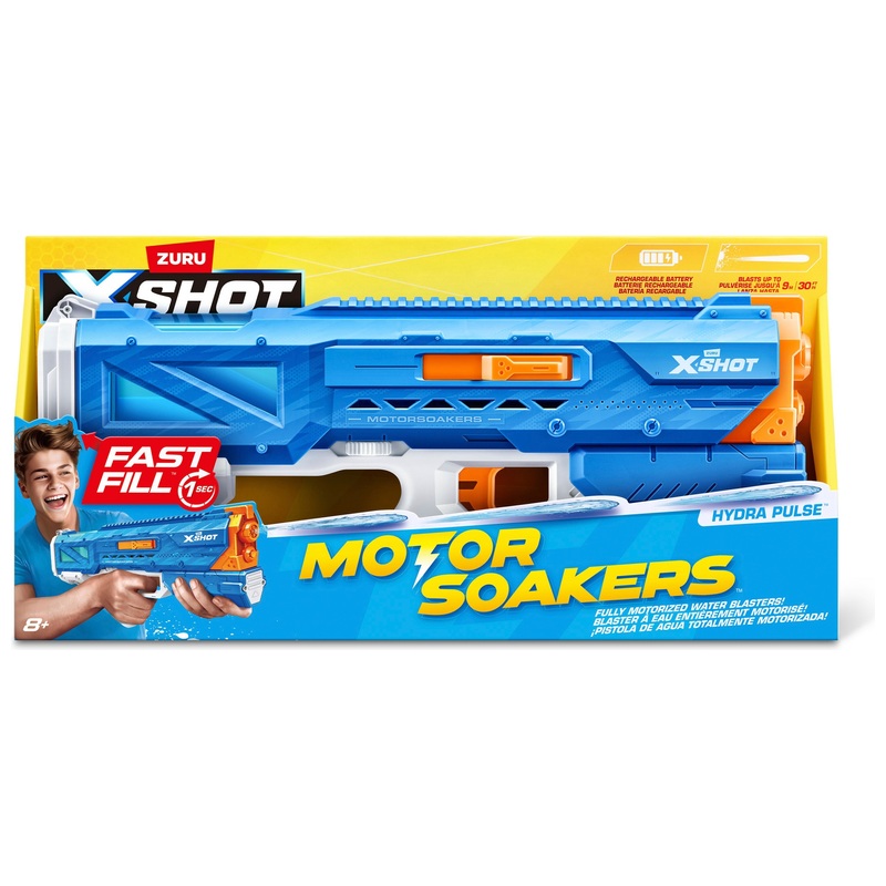 XSHOT Waterblaster Hydra Pulse Motor Soaker Fast-Fill | Smyths Toys ...