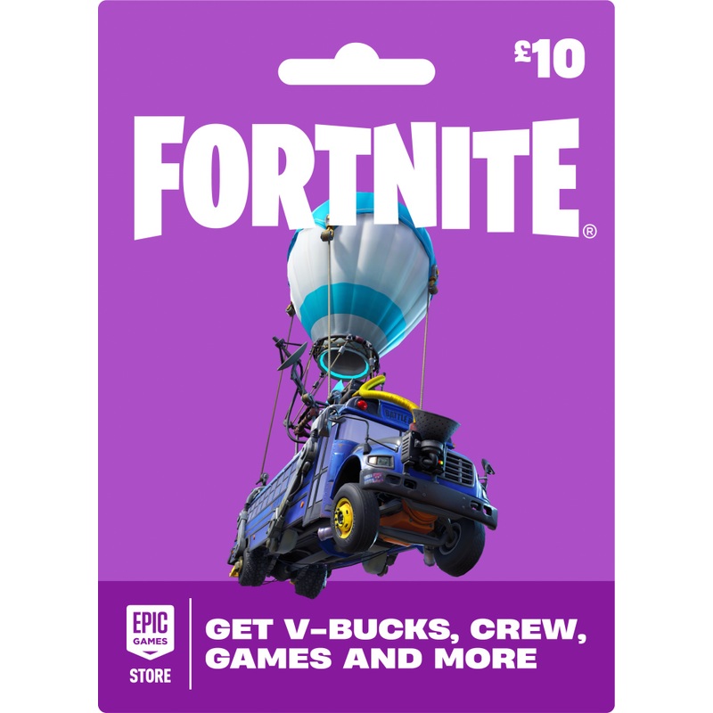 Fortnite Epic Games Store £10 Digital Gift Card (Digital Download ...