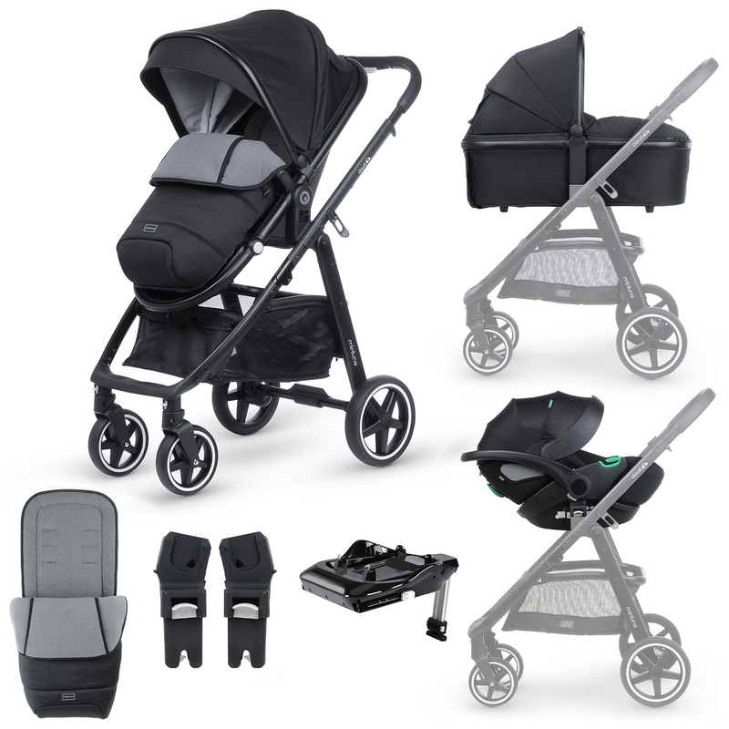 miniuno Cloud 9 3-in-1 Travel System, R129 Recliniie Car Seat & ISOFix ...