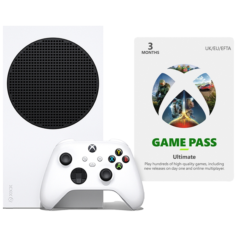 Xbox Series S 512GB Console & Game Pass Ultimate 3 Month Membership ...