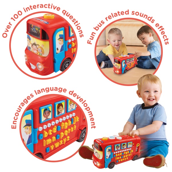 VTech Playtime Bus with Phonics | Smyths Toys UK