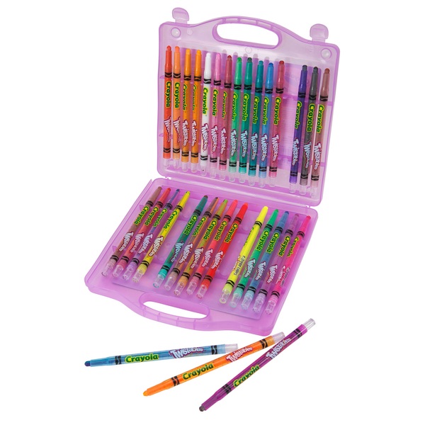 Crayola Crayons Twistables Case 32 Pack Assortment | Smyths Toys Ireland