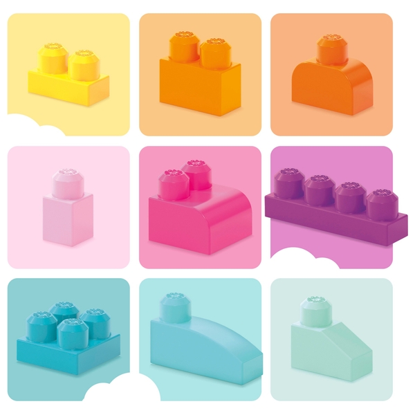 MEGA Bloks Building Blocks Big Building Bag 60 Piece Set | Smyths Toys UK