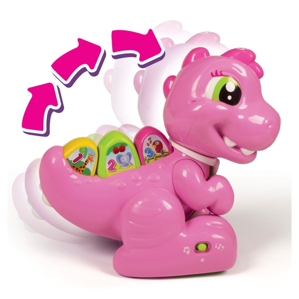 Baby Clementoni Pink Baby T-Rex - Smyths Toys UK