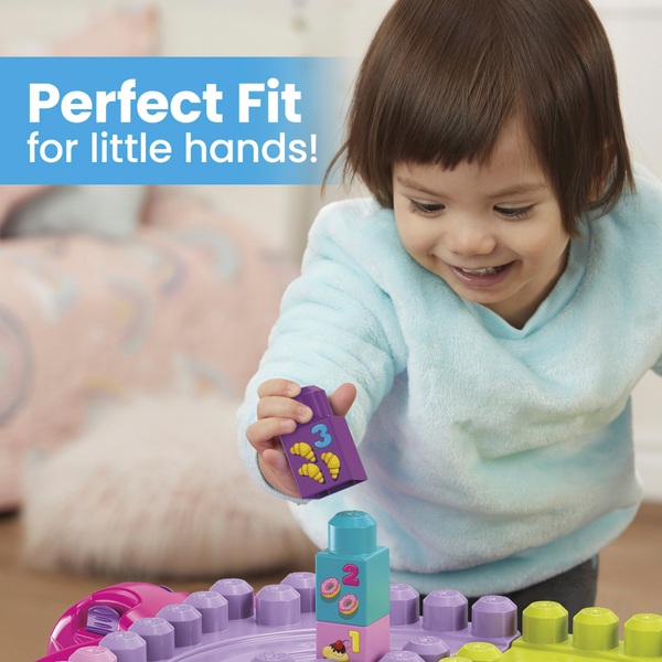 MEGA Bloks Building Blocks Build 'N Learn Table Pink and Purple ...