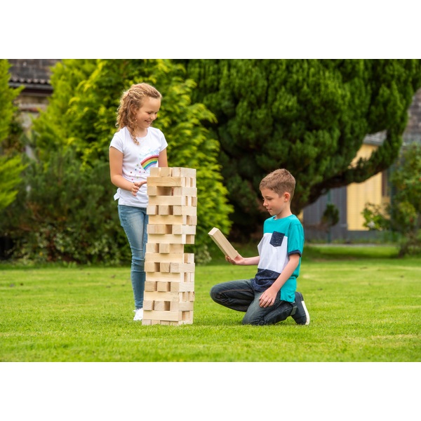 Giant Wooden Jenga Tumbling Tower | Smyths Toys UK
