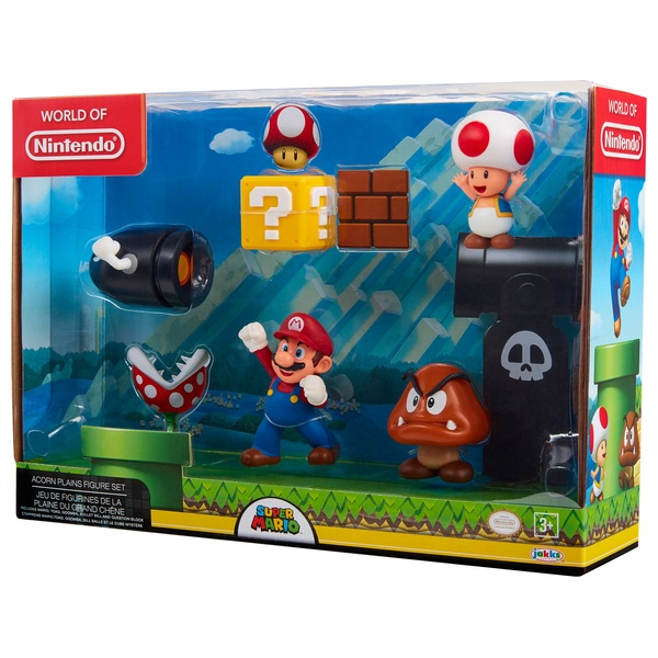 World of Nintendo Super Mario Diorama Set - Mario