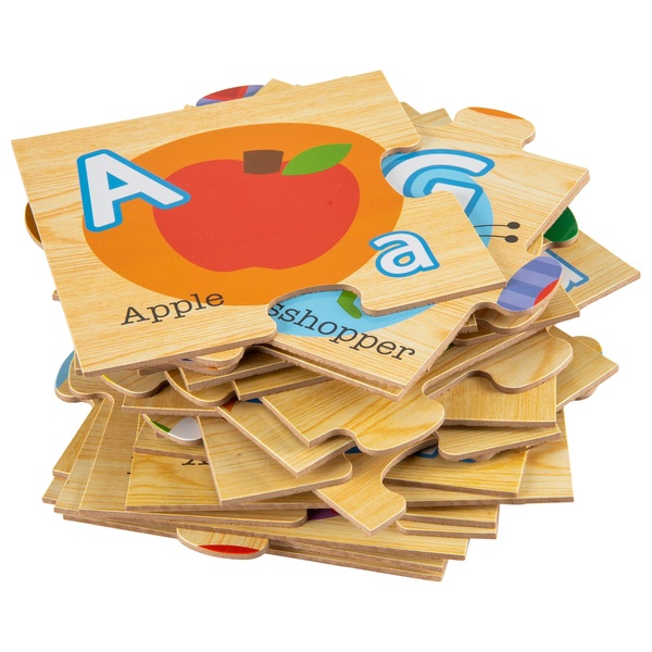 Wooden Alphabet Floor Puzzle | Smyths Toys UK