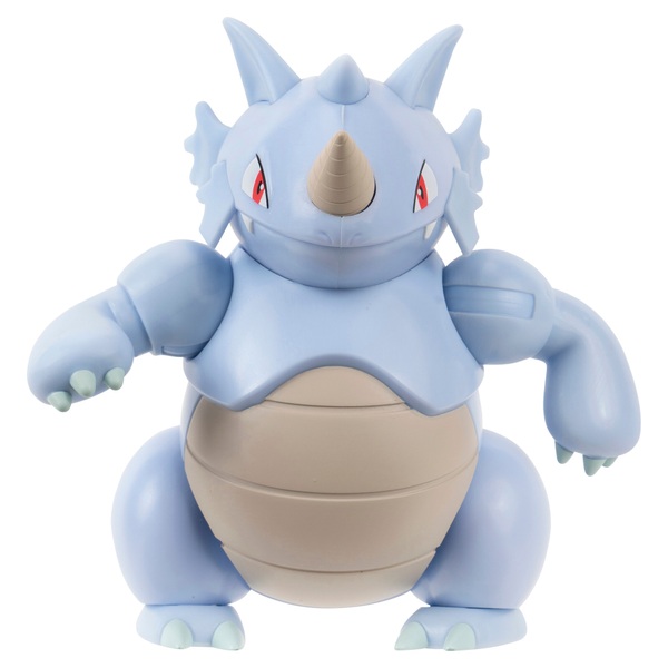 Pokémon 11cm Rhydon Battle Feature Figure with Horn Attack | Smyths Toys UK