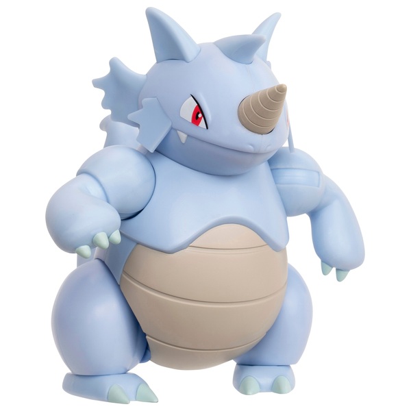 Pokémon 11cm Rhydon Battle Feature Figure with Horn Attack | Smyths Toys UK