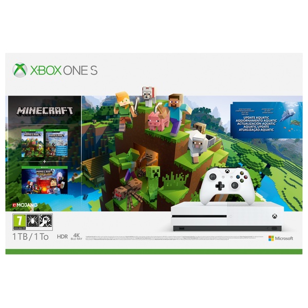 Xbox One S Minecraft Limited Edition Bundle 1tb Xbox