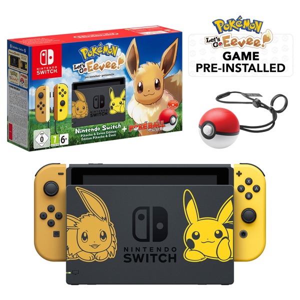Nintendo Switch Lets Go Eevee Limited Edition Bundle Nintendo Switch