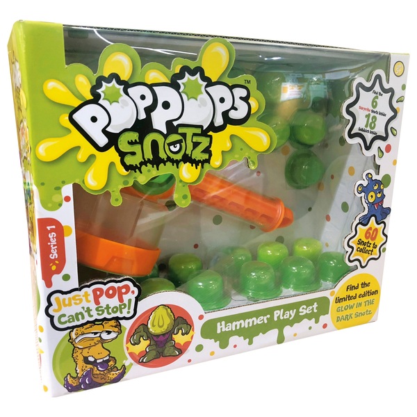 Pop Pops Snotz Slime Slammer Hammer Play Set Series 1 - Slime UK