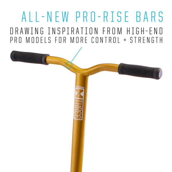 Fuzion Pro X-3 Stunt Scooter Gold - Smyths Toys Ireland