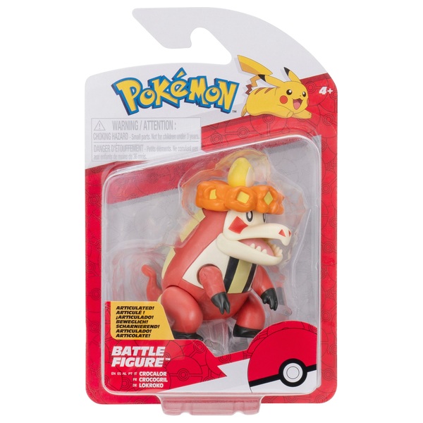Pokémon Battle Figure Crocalor 7.5cm | Smyths Toys UK