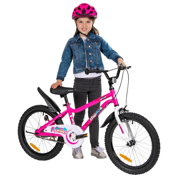 18 Inch Chipmunk Summer Bike Pink | Smyths Toys Ireland