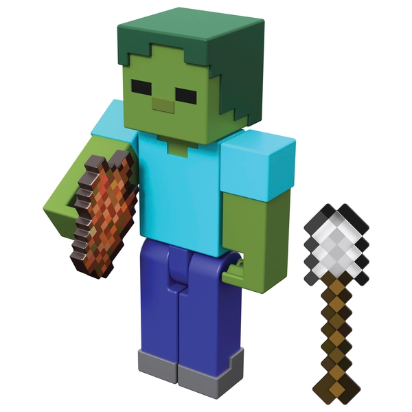 Minecraft Action Figures Zombie 8cm | Smyths Toys Ireland