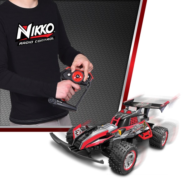 Nikko Radio Control 1:10 Turbo Panther Buggy Red | Smyths Toys UK
