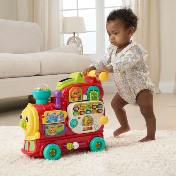 VTech Baby 4-in-1 Alphabet Train Ride On Red | Smyths Toys UK