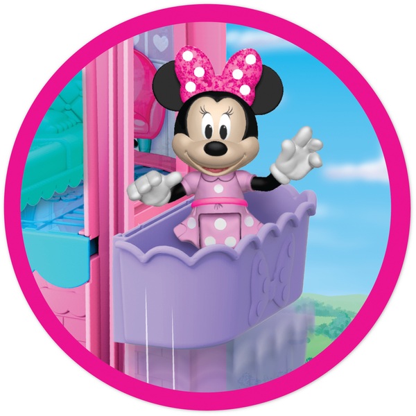Disney Junior Playset Minnie Mouse Doll House Bow-Tel Hotel | Smyths ...