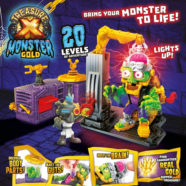 Treasure X Monster Gold Mega Monster Lab | Smyths Toys Ireland
