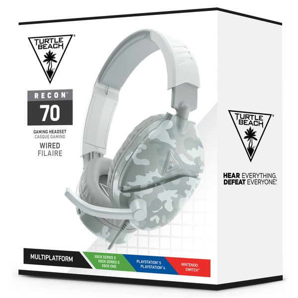 Turtle Beach Recon 70 Arctic Camo Gaming Headset - Multiplatform ...