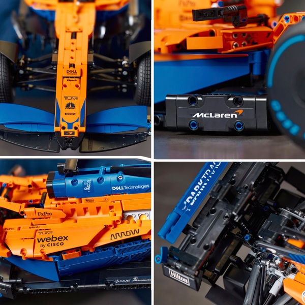LEGO Technic 42141 McLaren Formula 1 2022 Race Car Model Set For Adults ...