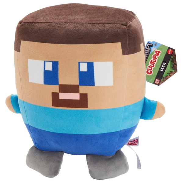 Minecraft Cuutopia 25cm Steve Plush | Smyths Toys UK
