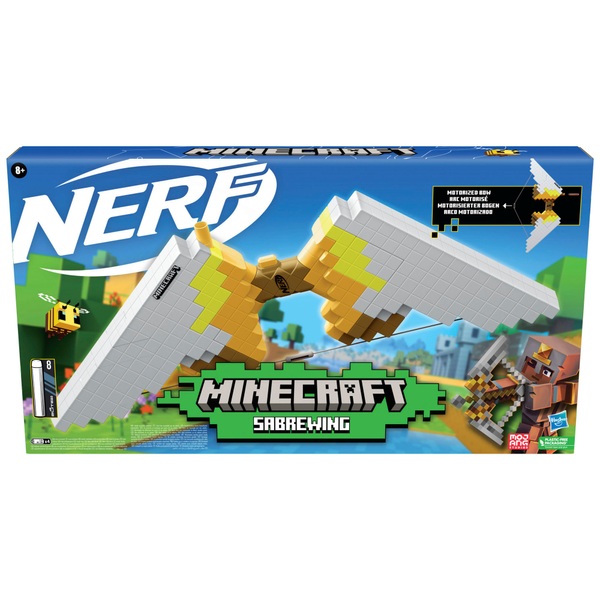 NERF Minecraft Sabrewing Bow | Smyths Toys UK