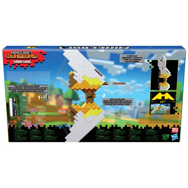 NERF Minecraft Sabrewing Bow | Smyths Toys UK